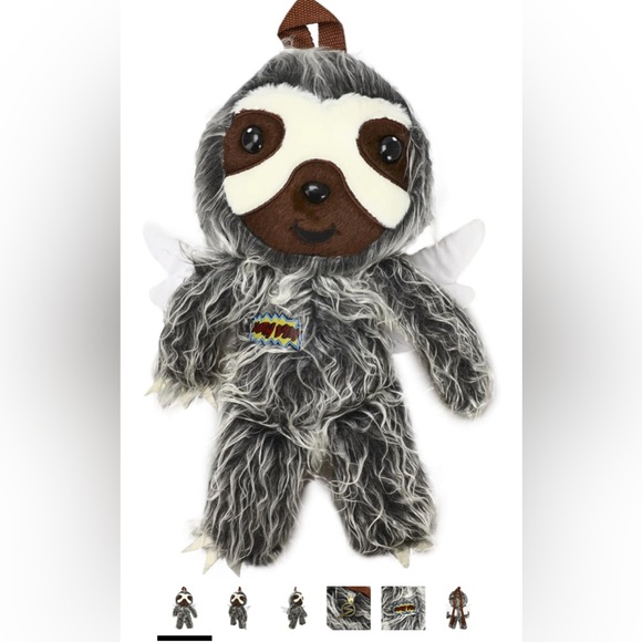 Disney | Accessories | Ms Marvel Winged Sloth Womens Plush Mini ...